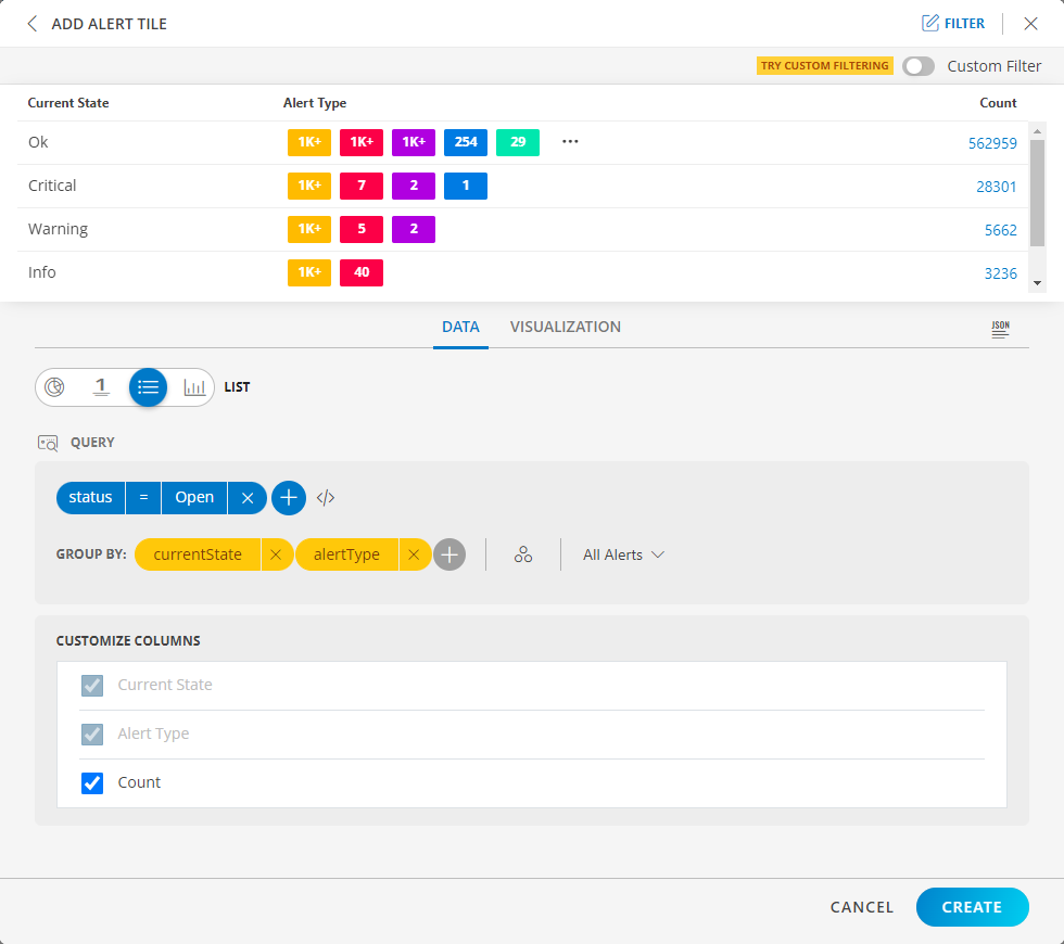List | OpsRamp Documentation